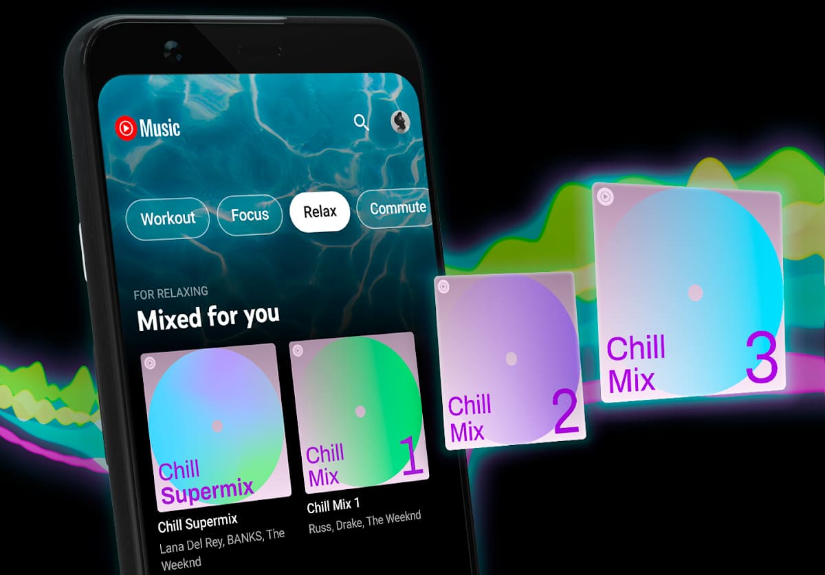 Atualização do YouTube Music oferece novos mixes - Vida Celular